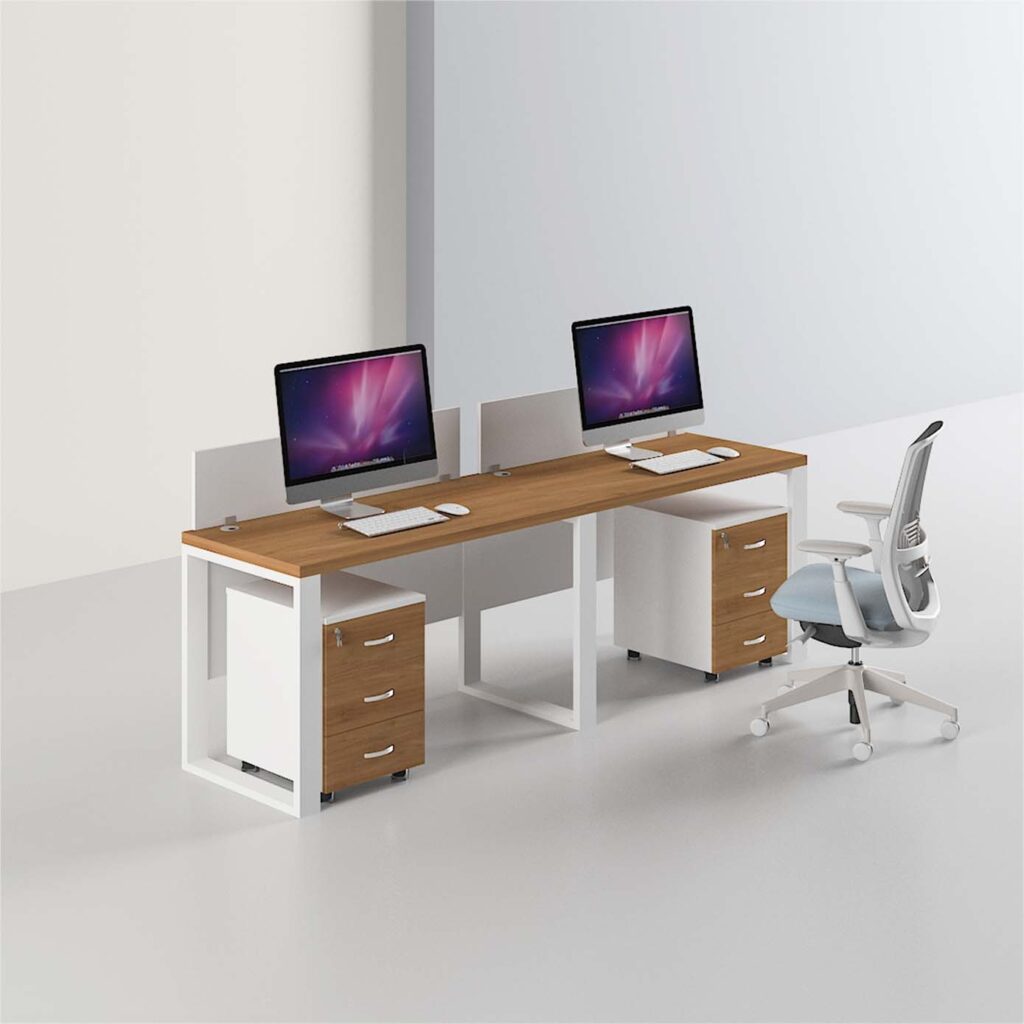 Bella Series 2 Pax Workstation desk - floor2floor