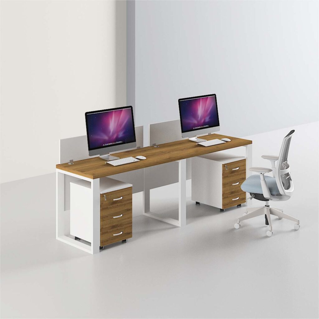 Bella Series 2 Pax Workstation desk - floor2floor